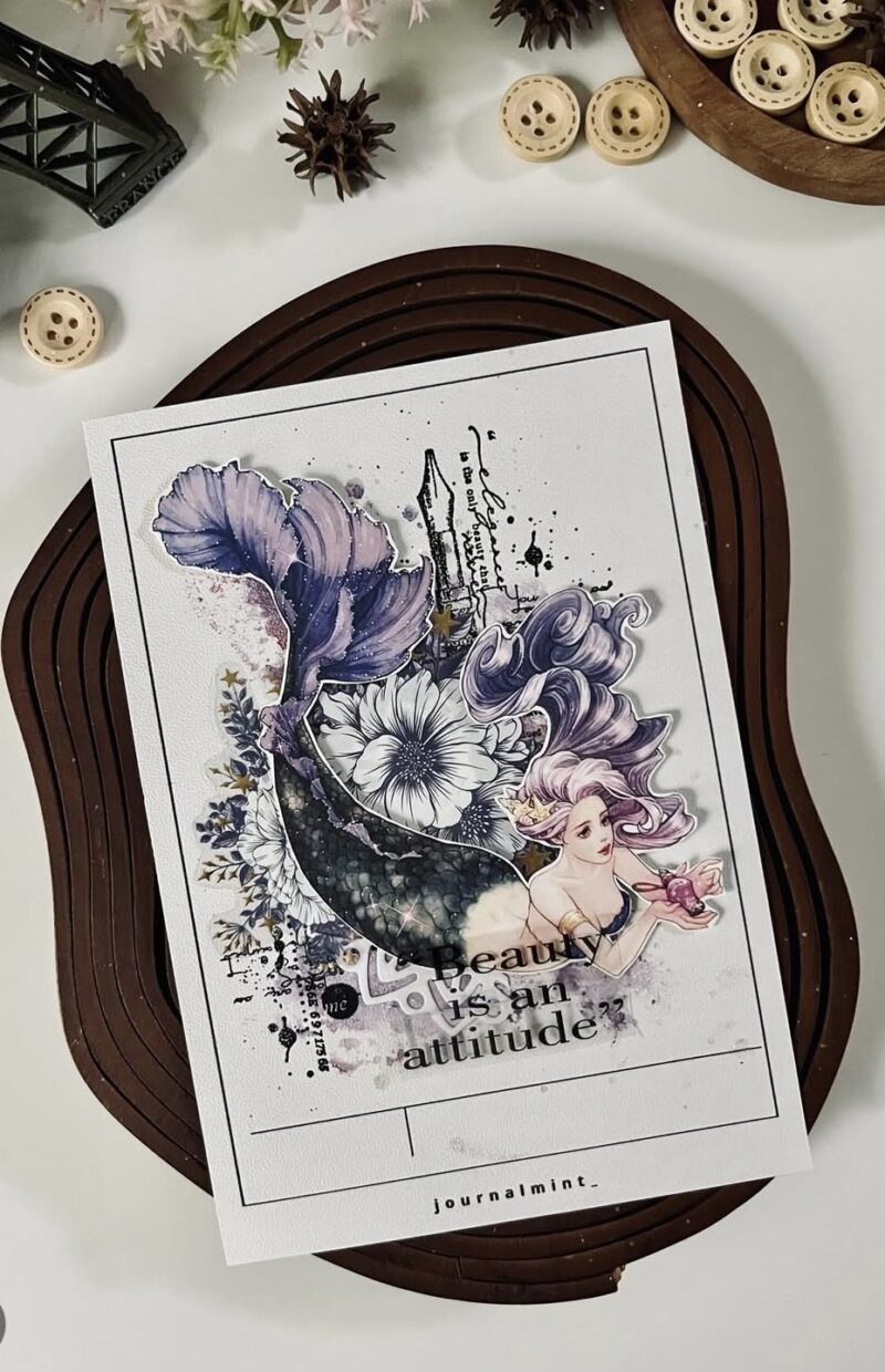 25 Magical Purple Scrapbook Ideas & Junk Journal Layouts - The ...