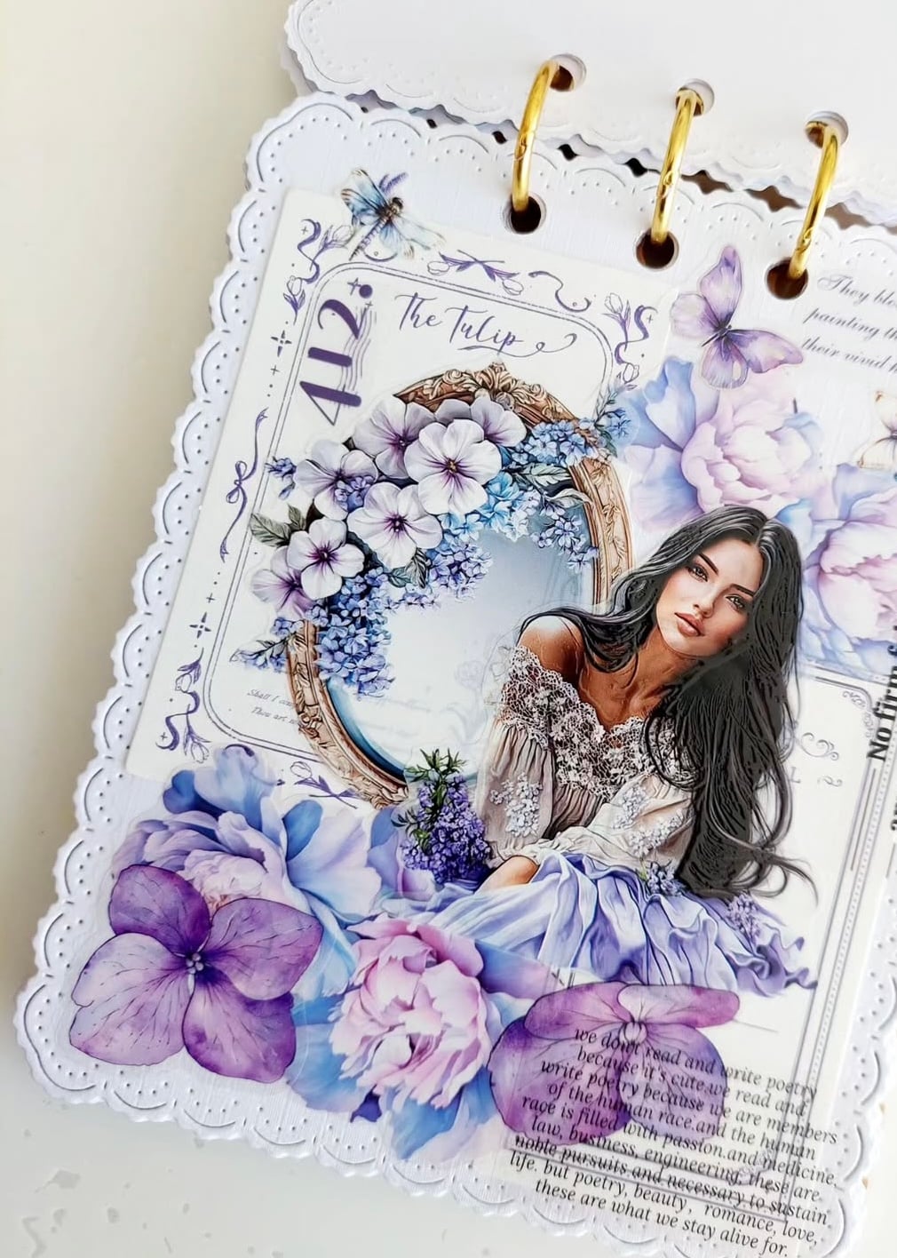 25 Magical Purple Scrapbook Ideas & Junk Journal Layouts - The ...