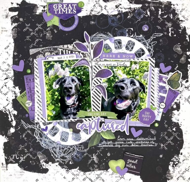 25 Magical Purple Scrapbook Ideas & Junk Journal Layouts - The ...