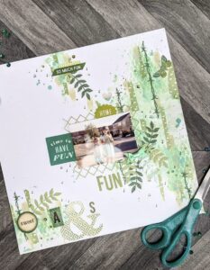 25 Fresh Green Scrapbook Ideas & Junk Journal Layouts - The Slowestuff Blog