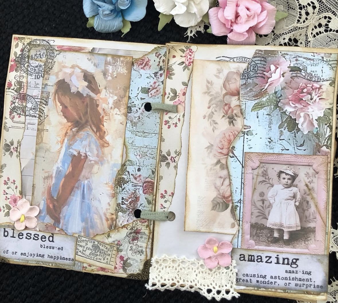 25 Dreamy Pink Scrapbook Ideas & Junk Journal Layouts - The Slowestuff Blog