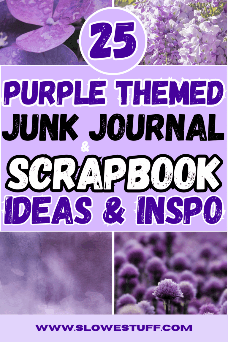 25 Magical Purple Scrapbook Ideas & Junk Journal Layouts - The ...