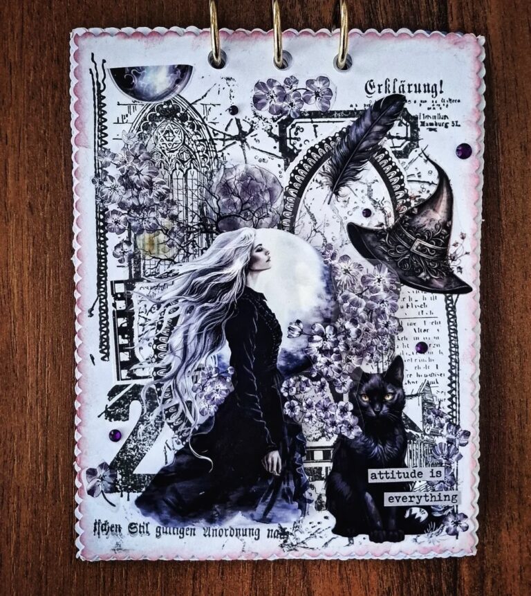 25 Striking Black and White Scrapbook Ideas & Junk Journal Layouts ...