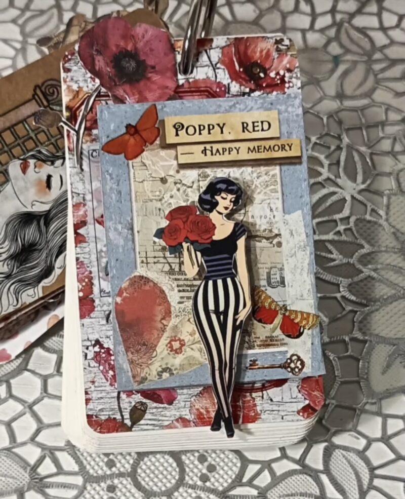 25 Fiery Red Scrapbook Ideas & Junk Journal Layouts - The Slowestuff Blog