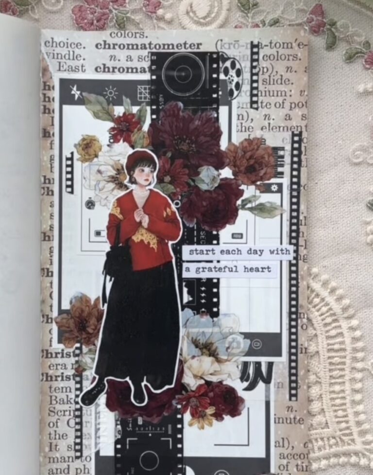 25 Fiery Red Scrapbook Ideas & Junk Journal Layouts - The Slowestuff Blog