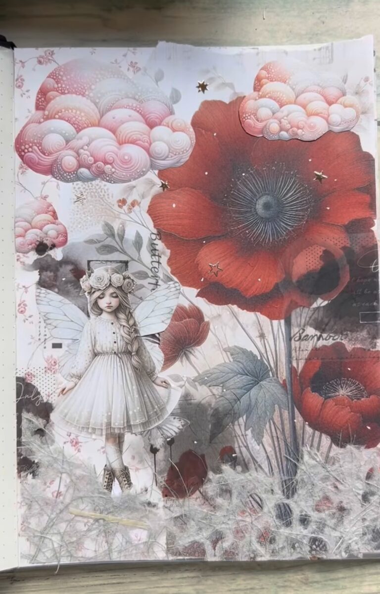25 Fiery Red Scrapbook Ideas & Junk Journal Layouts - The Slowestuff Blog