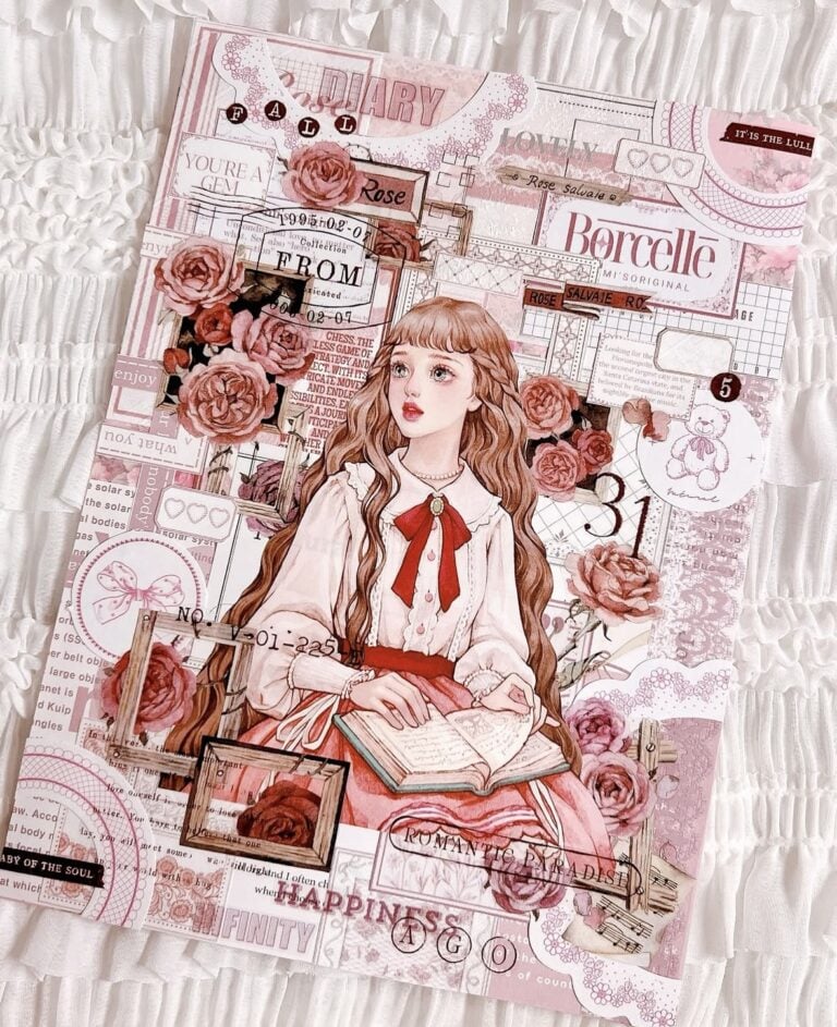 25 Fiery Red Scrapbook Ideas & Junk Journal Layouts - The Slowestuff Blog