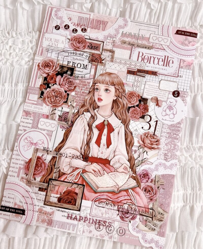 25 Fiery Red Scrapbook Ideas & Junk Journal Layouts - The Slowestuff Blog