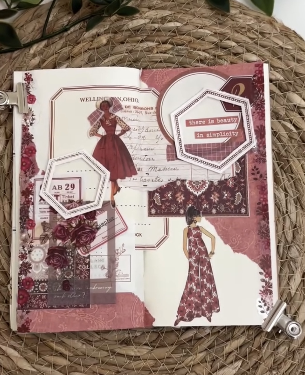 25 Fiery Red Scrapbook Ideas & Junk Journal Layouts - The Slowestuff Blog