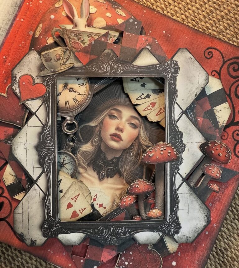 25 Fiery Red Scrapbook Ideas & Junk Journal Layouts - The Slowestuff Blog