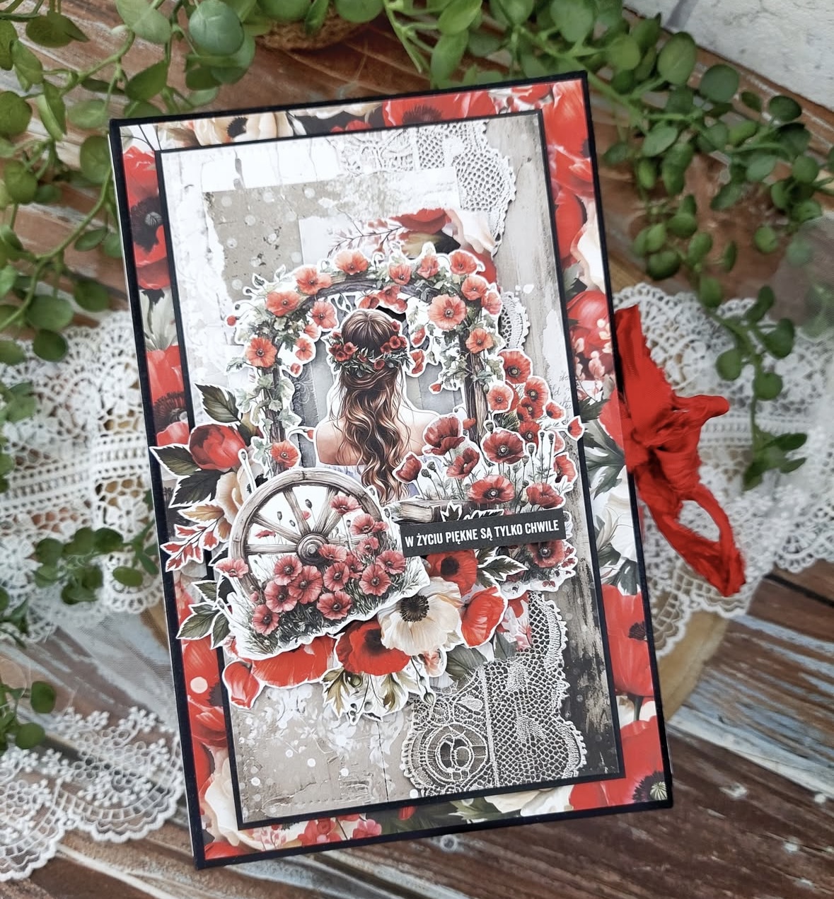 25 Fiery Red Scrapbook Ideas & Junk Journal Layouts - The Slowestuff Blog