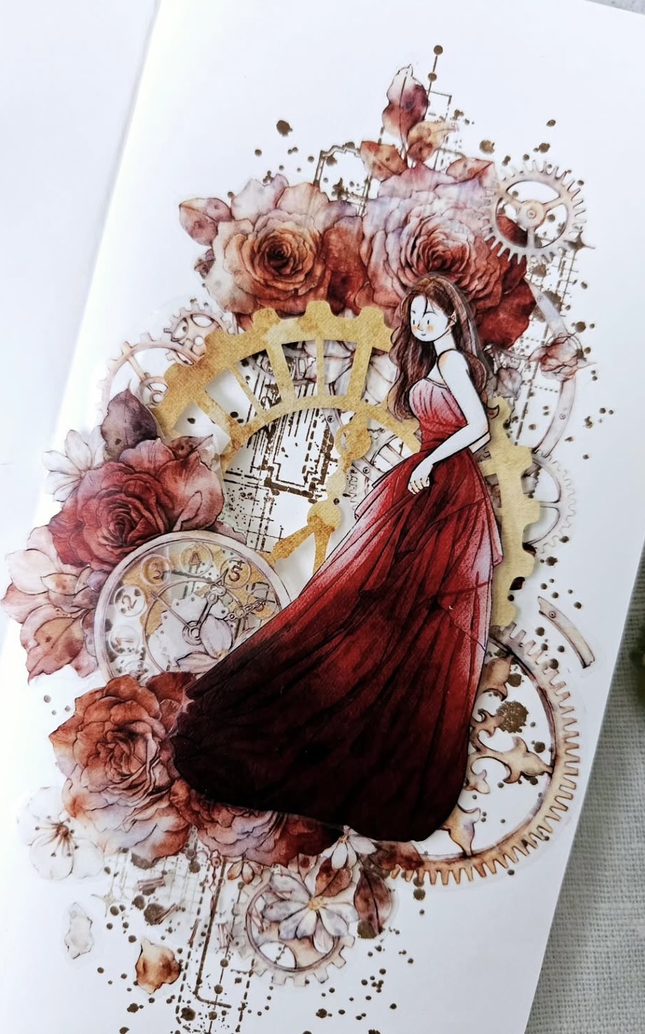 25 Fiery Red Scrapbook Ideas & Junk Journal Layouts - The Slowestuff Blog