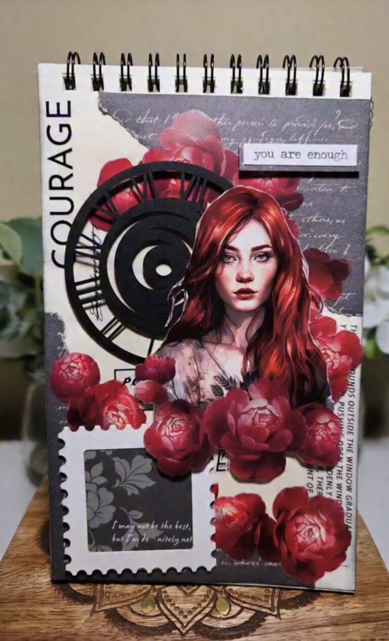 25 Fiery Red Scrapbook Ideas & Junk Journal Layouts - The Slowestuff Blog