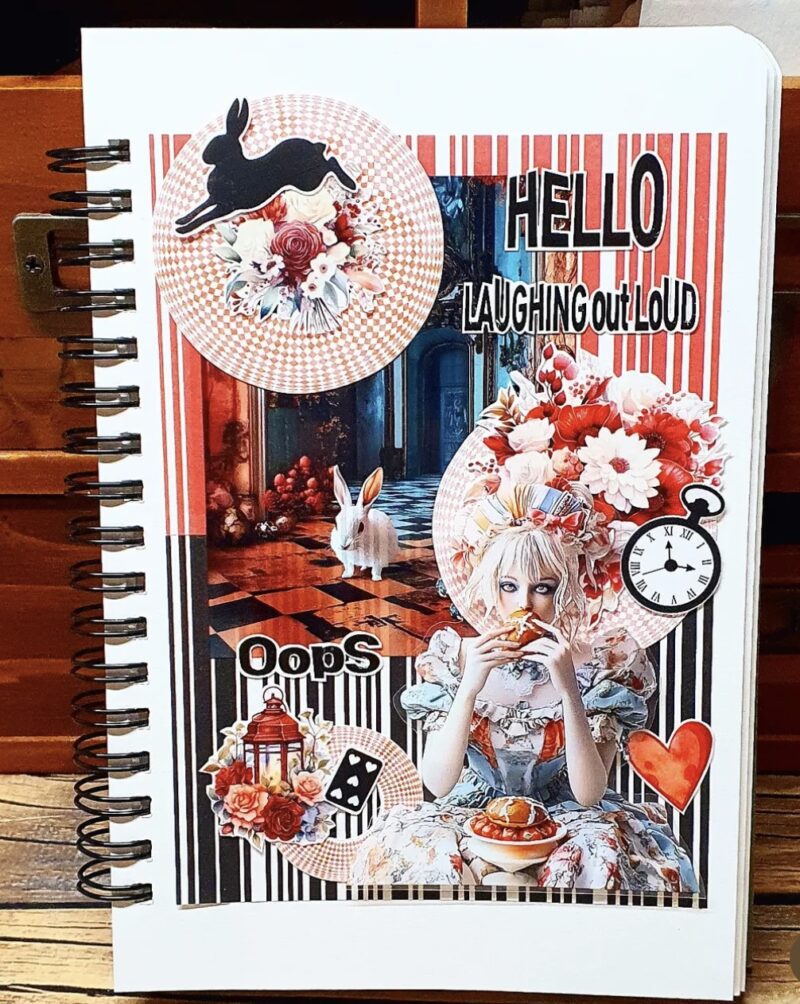 25 Fiery Red Scrapbook Ideas & Junk Journal Layouts - The Slowestuff Blog