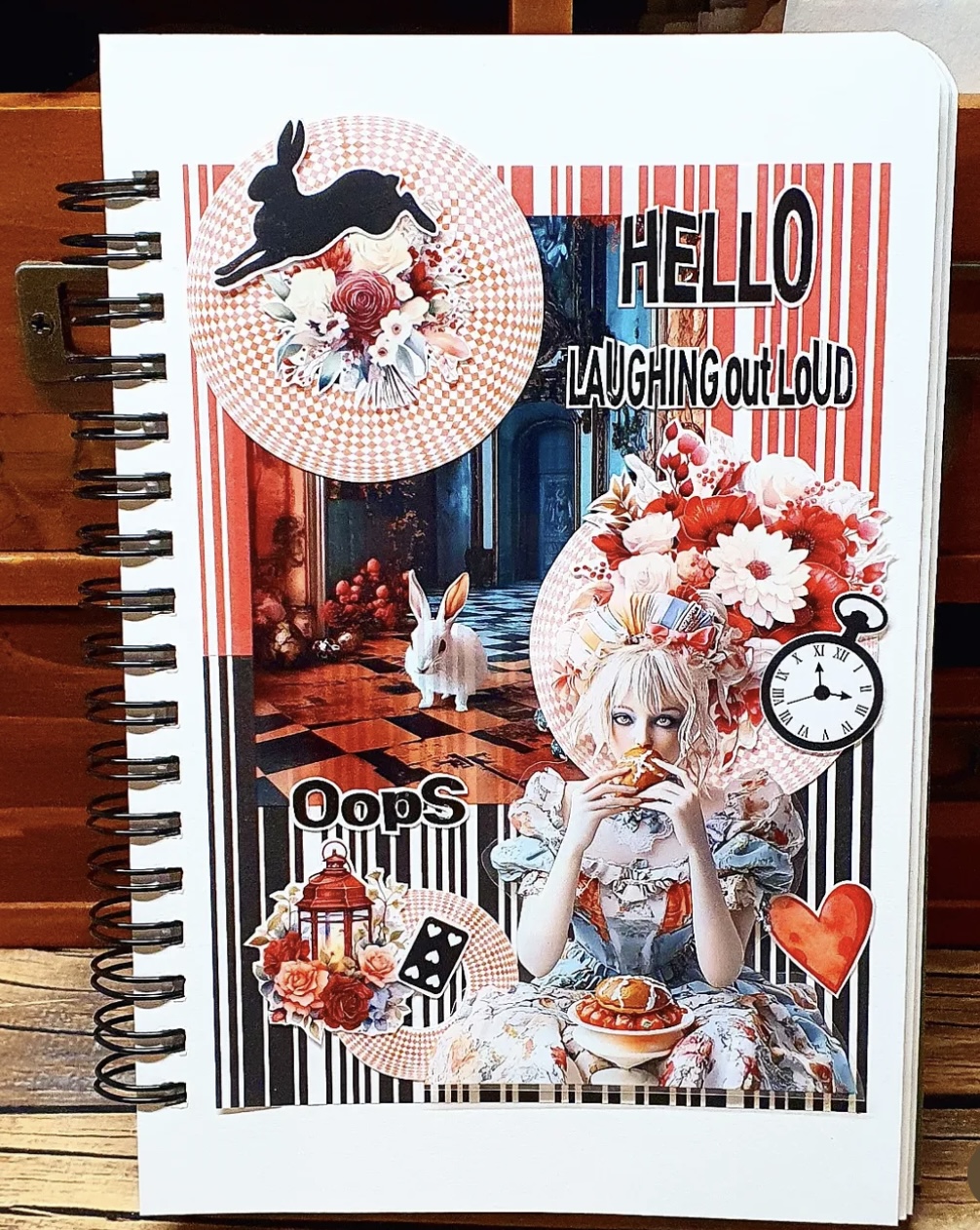 25 Fiery Red Scrapbook Ideas & Junk Journal Layouts - The Slowestuff Blog
