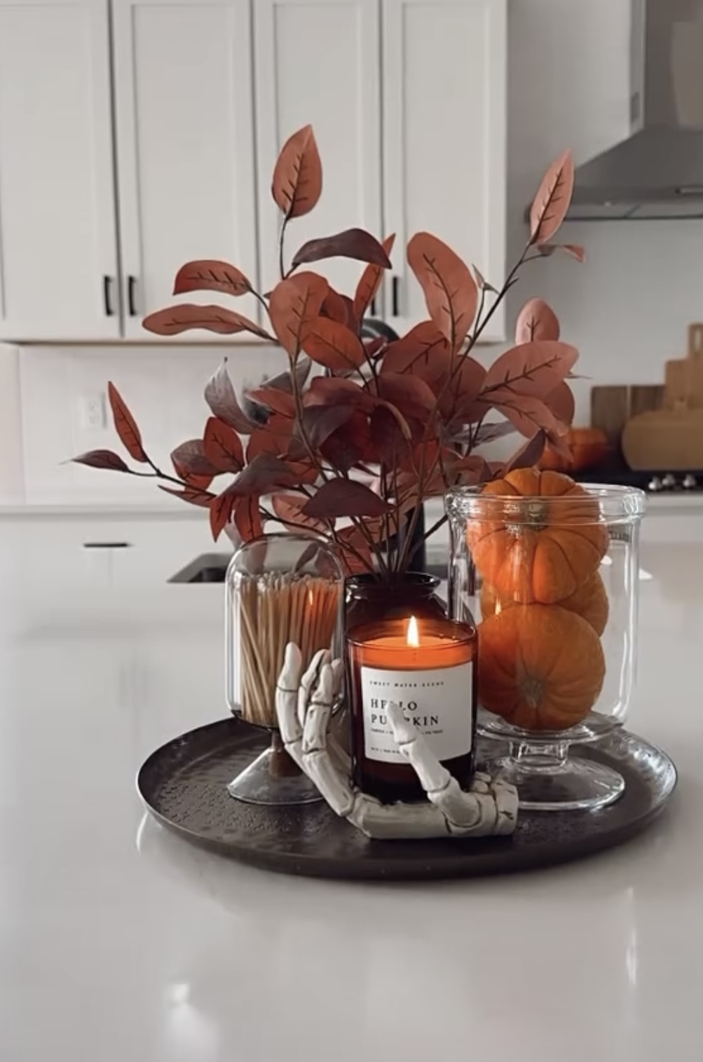 30 Bone Chilling Skeleton Tiered Tray Decor Ideas for Halloween - The ...