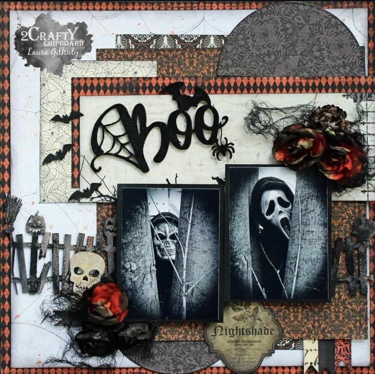 22 Spooky & Creative Halloween Scrapbook Ideas & Layouts - The ...