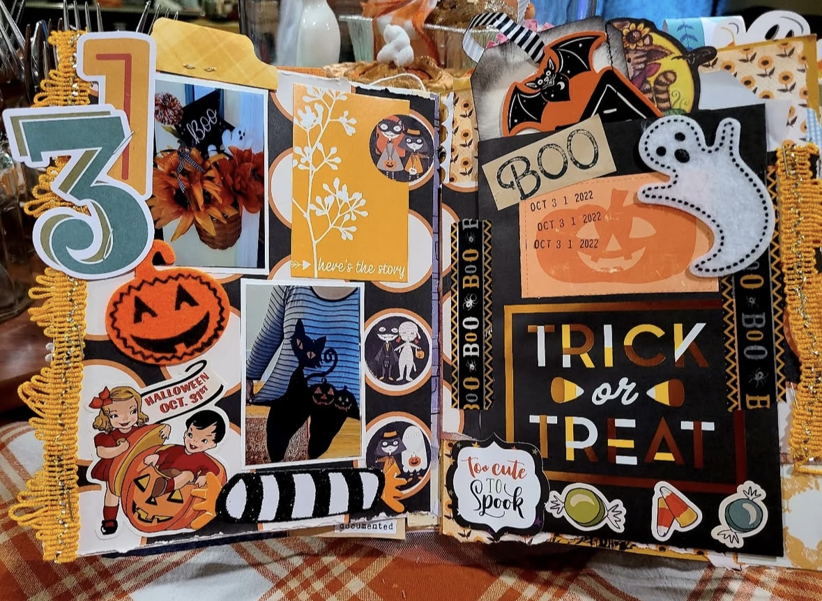 22 Spooky & Creative Halloween Scrapbook Ideas & Layouts - The ...