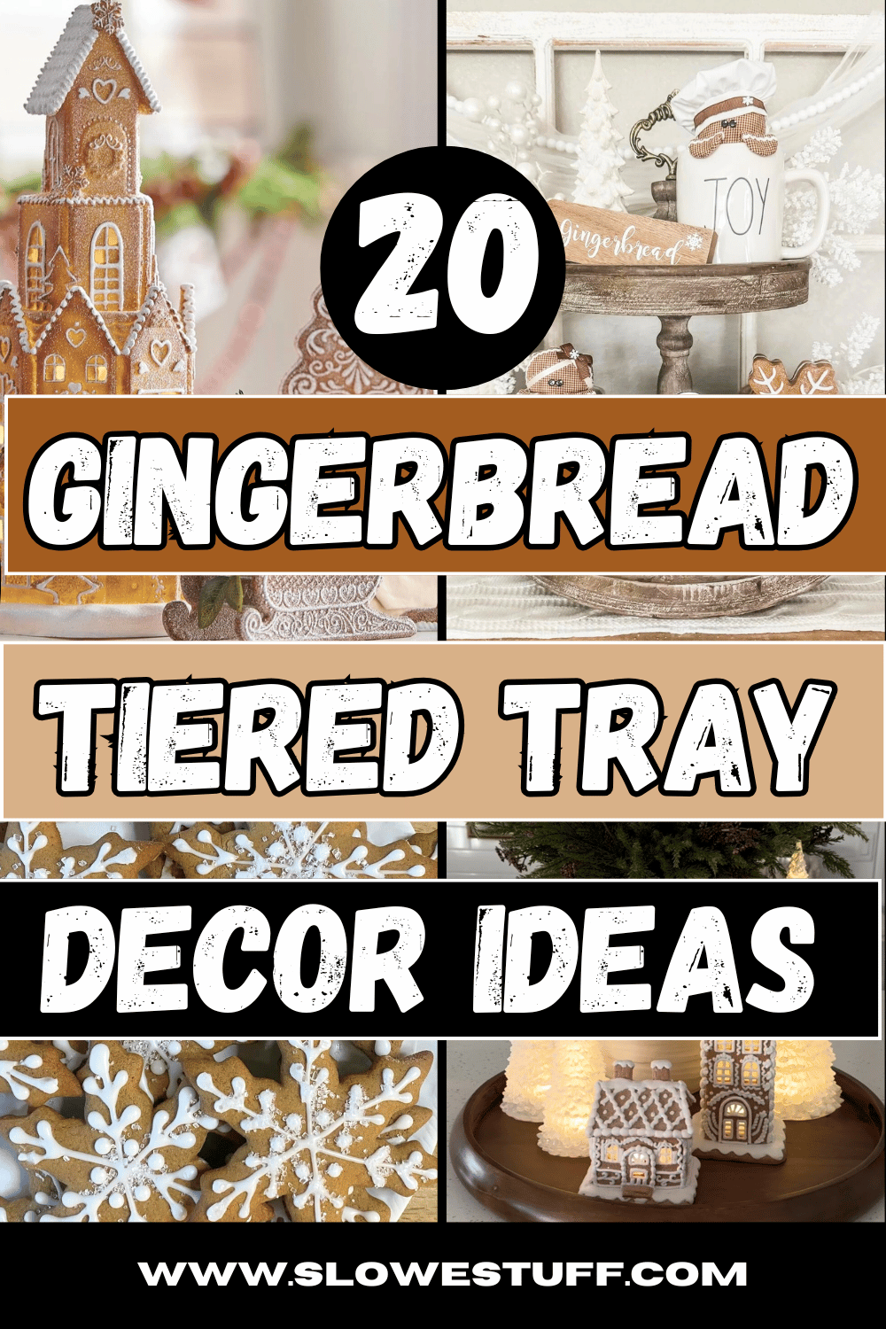 20 Easy Gingerbread Tiered Tray Decor Ideas For Christmas - The ...