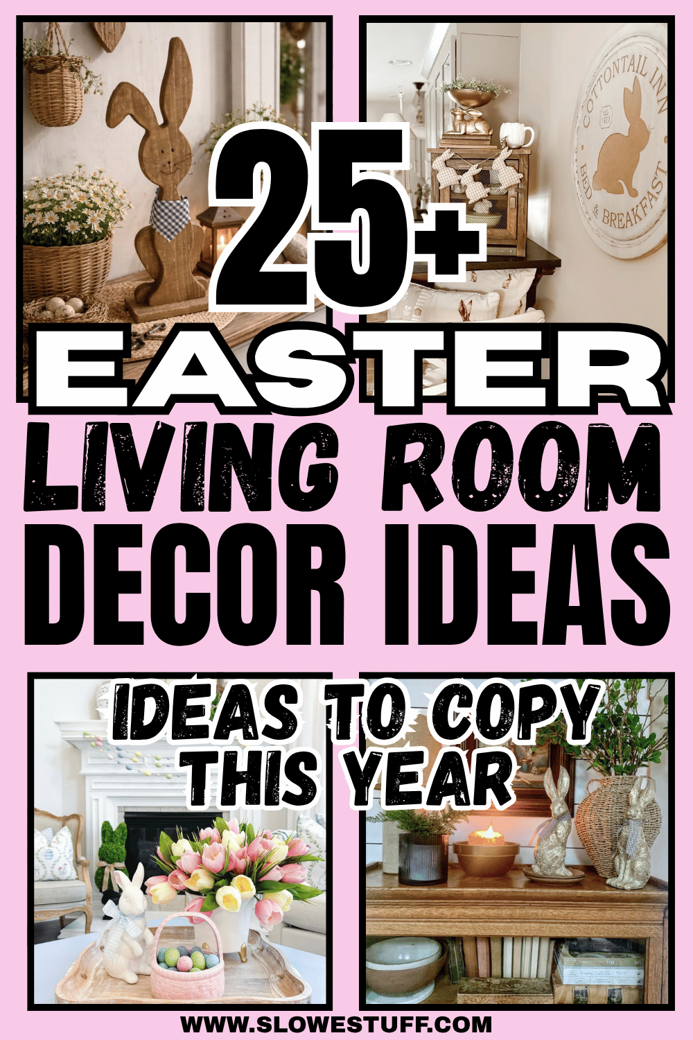 25+ Easter Living Room Decor Ideas for Mantels and Tables - The ...